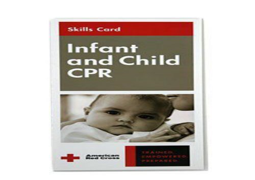 Infant Child CPR Skills Card