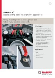 RAKU-PUR® Foam Gaskets - RAMPF Group Inc.