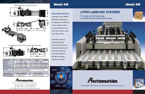 LITHO LABELING SYSTEMS - Automatan