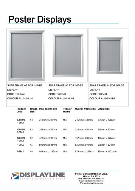 Poster Displays - Displayline