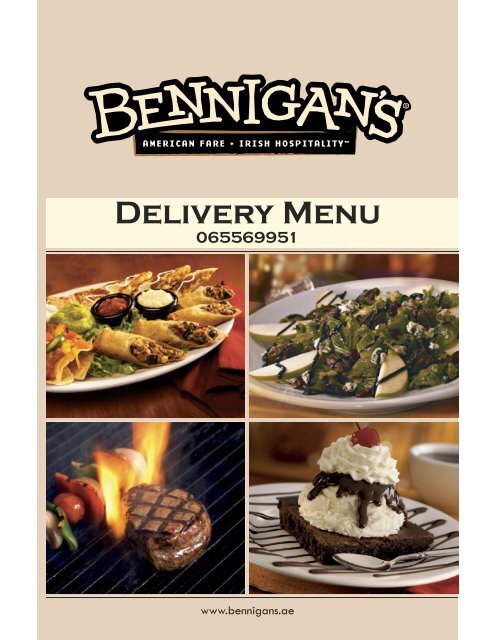 Bennigans Delivery Menu