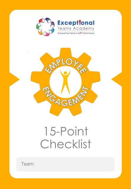 employee-engagement-checklist