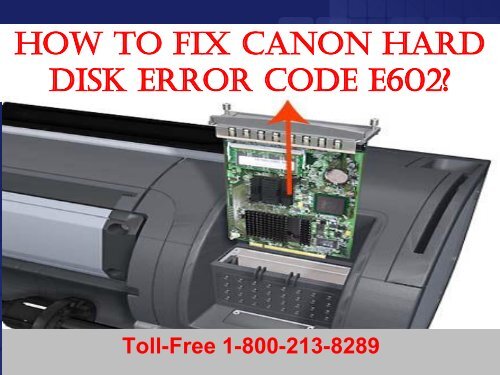 2 How to Fix Canon Hard Disk Error Code E602