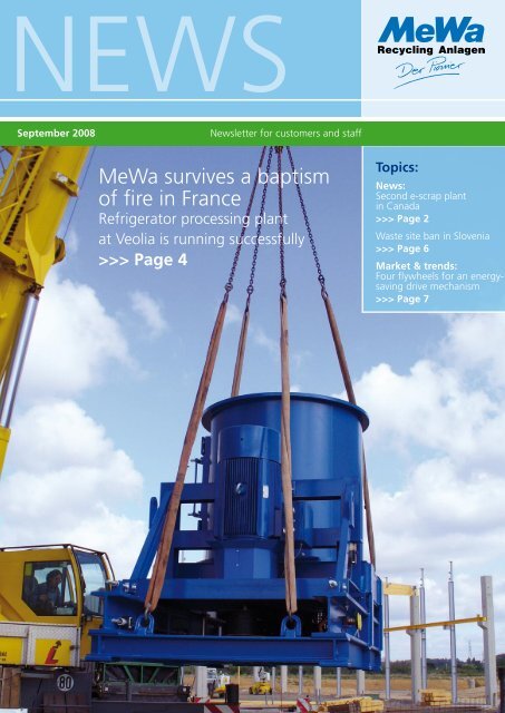 MeWa survives a baptism of fire in France - MeWa Recycling ...