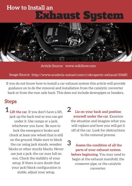 How to Install an Exhaust System