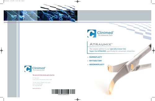 CLINIMED Atraumix brochure