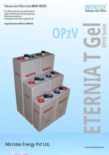 Microtex OPzV Batteries