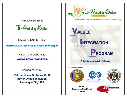 VALUES INTEGRATION PROGRAM