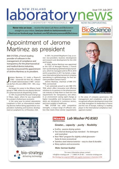 Laboratory News & BioScience July 2017