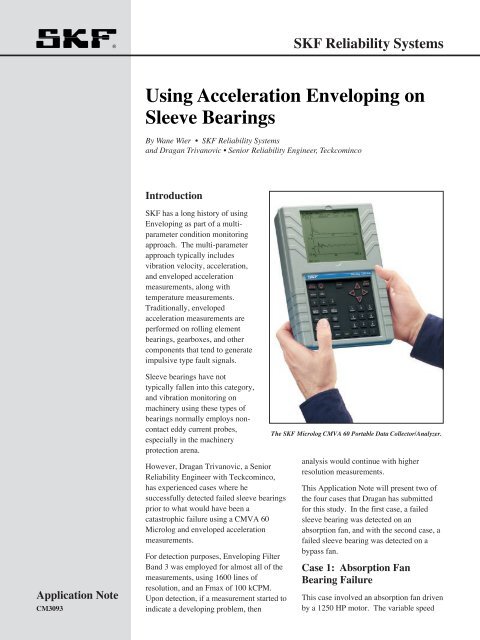 Sleeve Bearing Fault Detection