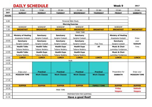 schedule-example-ACCESS-Training-Center