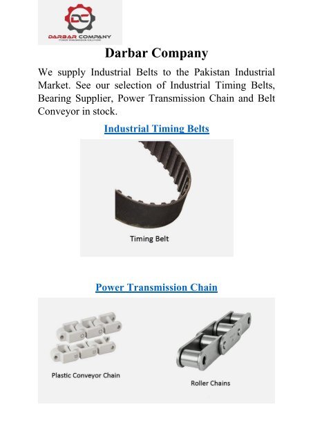 Power Transmission Chain