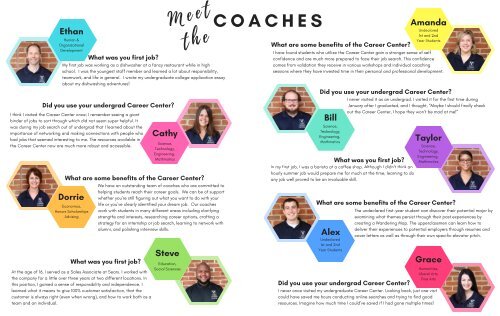 Meet the Coaches