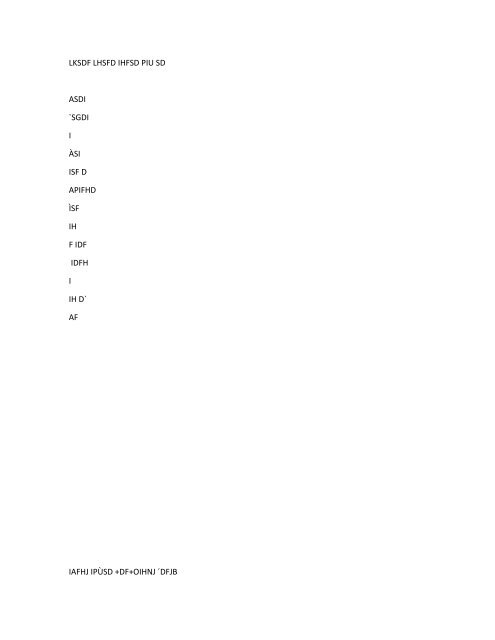 LKSDF LHSFD IHFSD PIU SD