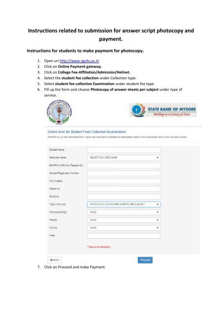 RGUHS Answer Script Photocopy Payment Instructions_new2