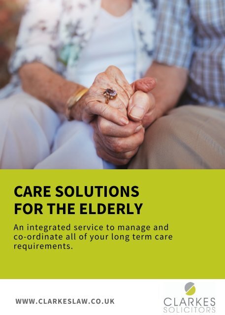 Care Solutions for the Elderly