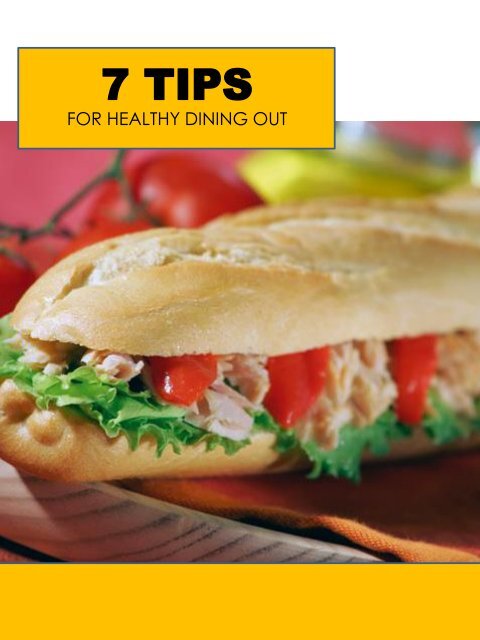 7 Tips for Healthy Dining Out