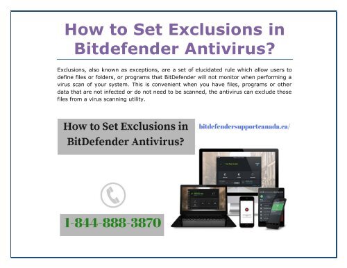 How to Set Exclusions in BitDefender Antivirus?