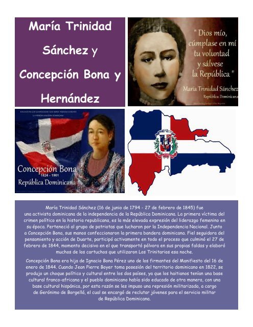 María Trinidad Sánchez y la otra