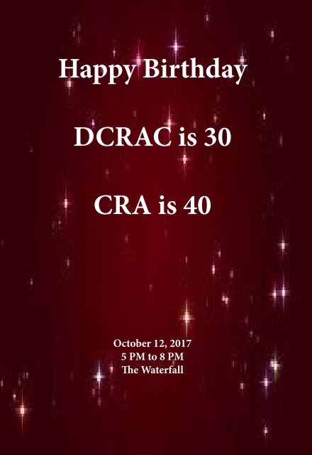 Celebrate CRA Program Book