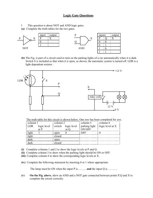 Logic gates practice ext Logic gates practice ext