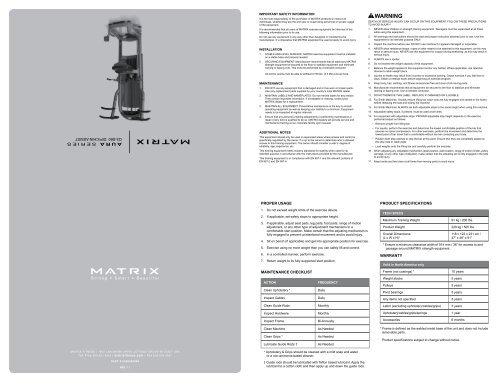 Matrix Aura Owners Guide