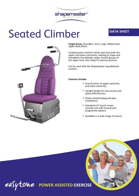 ShapeMaster Easytone Seated Climber