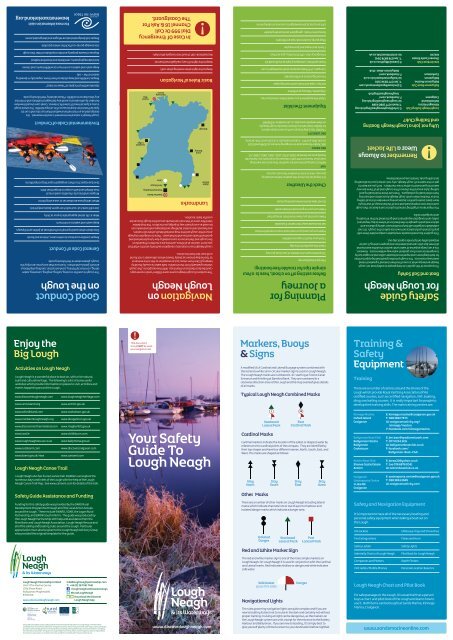 LOUGH NEAGH SAFETY GUIDE FINAL CHART 19 FEB SIGNED OFF