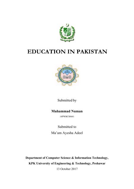 Magazine Education in Pakistan