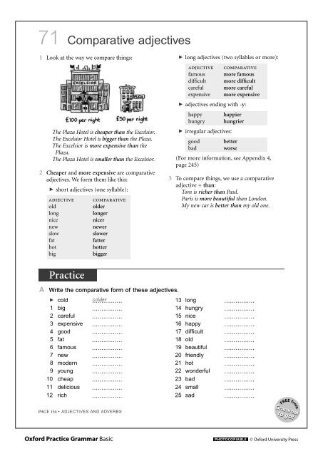 Comparative Adjectives