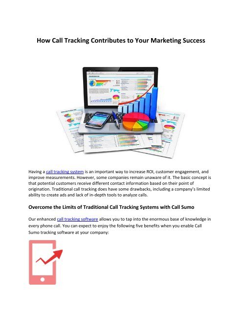 How Call Tracking Contributes to Your Marketing Success