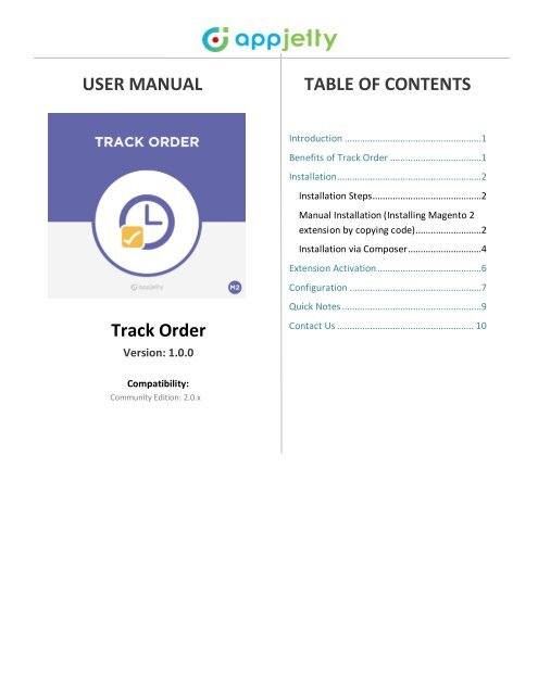 Magento 2 Track Order Extension