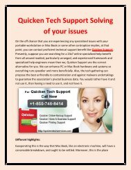 How to Connect Quicken Technical Support Number