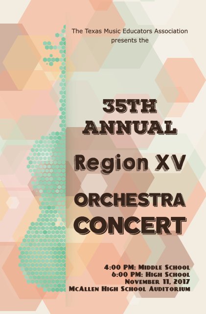 2017 Region Orchestra Program