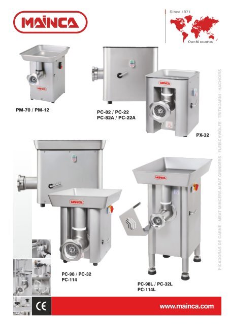 Mainca Mincer Brochure