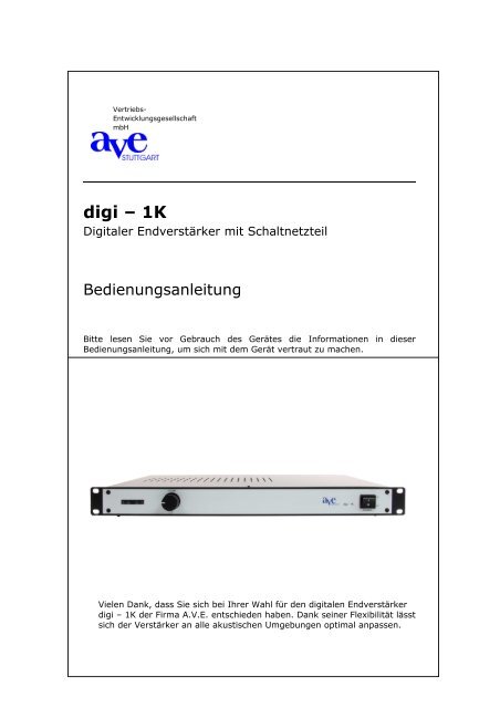 digi – 1K - ave Stuttgart