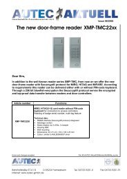 Door control unit XMP-K32