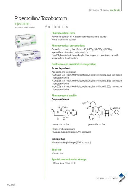 Antibiotics - The Stragen Group