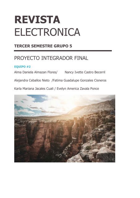 revista electronica portada