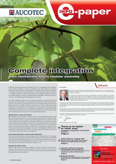 Complete integration - Aucotec AG