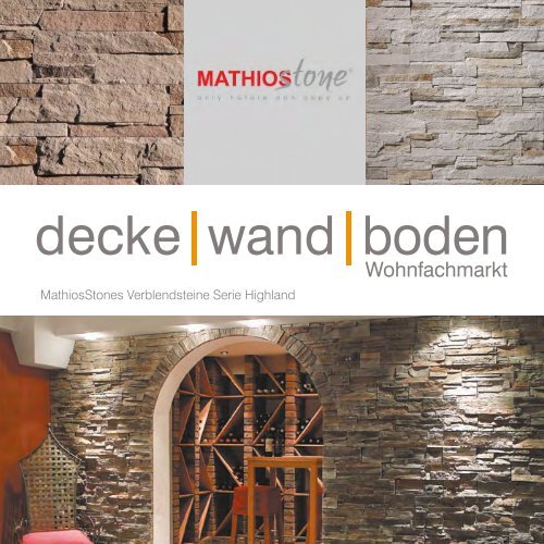 Mathios Stone Serie Highland Verblendsteine