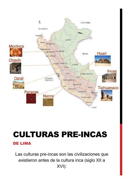 CULTURAS PRE INCAS