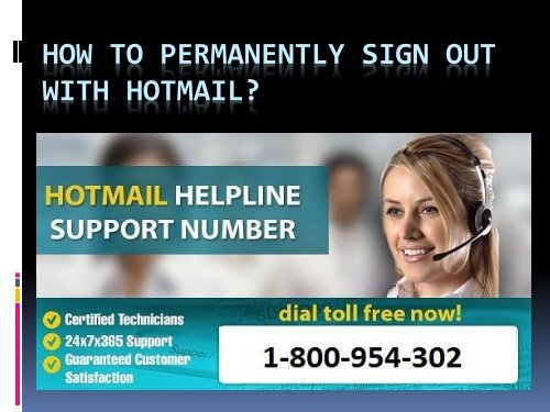 How to Permanently Sign Out With Hotmail
