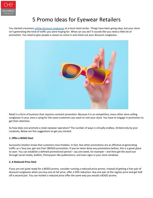 5_Promo_Ideas_for_Eyewear_Retailers__Olympic_Eyewear