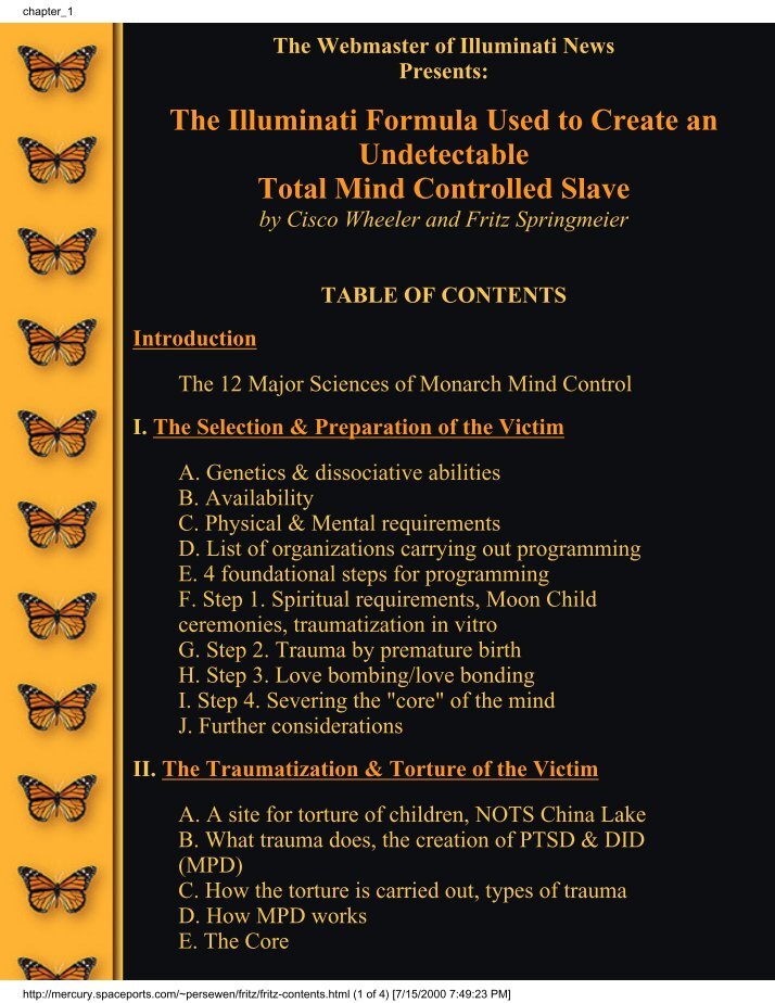 Mind Control Magazines