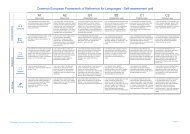 Referência do Quadro Europeu Comum de Referência para Línguas (QECR)