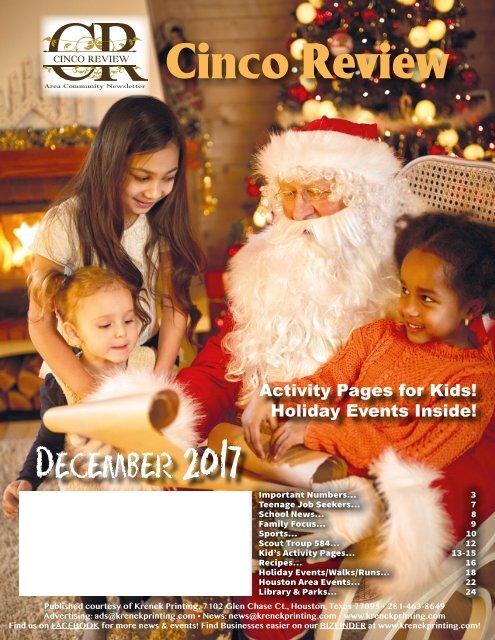 Cinco Ranch 2 December 2017