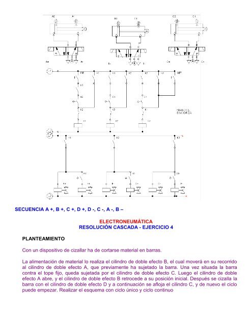 SECUENCIA A +, B +, C