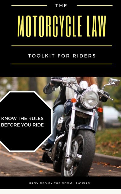 The Motorcycle Law Toolkit for Riders.compressed