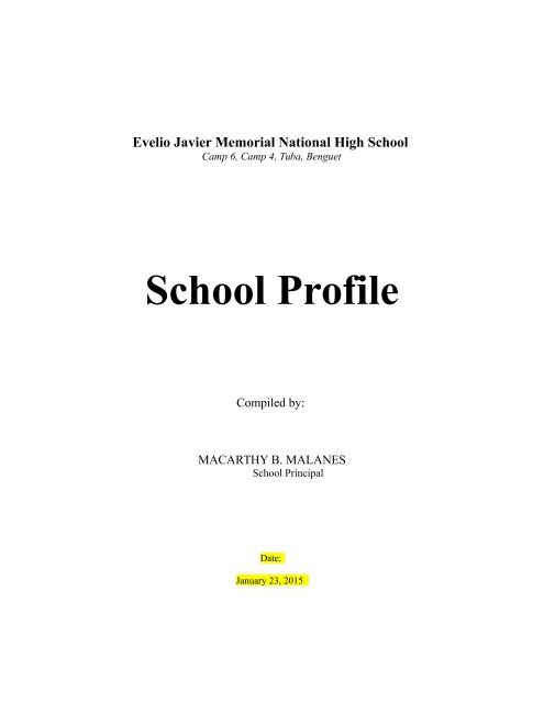school profile
